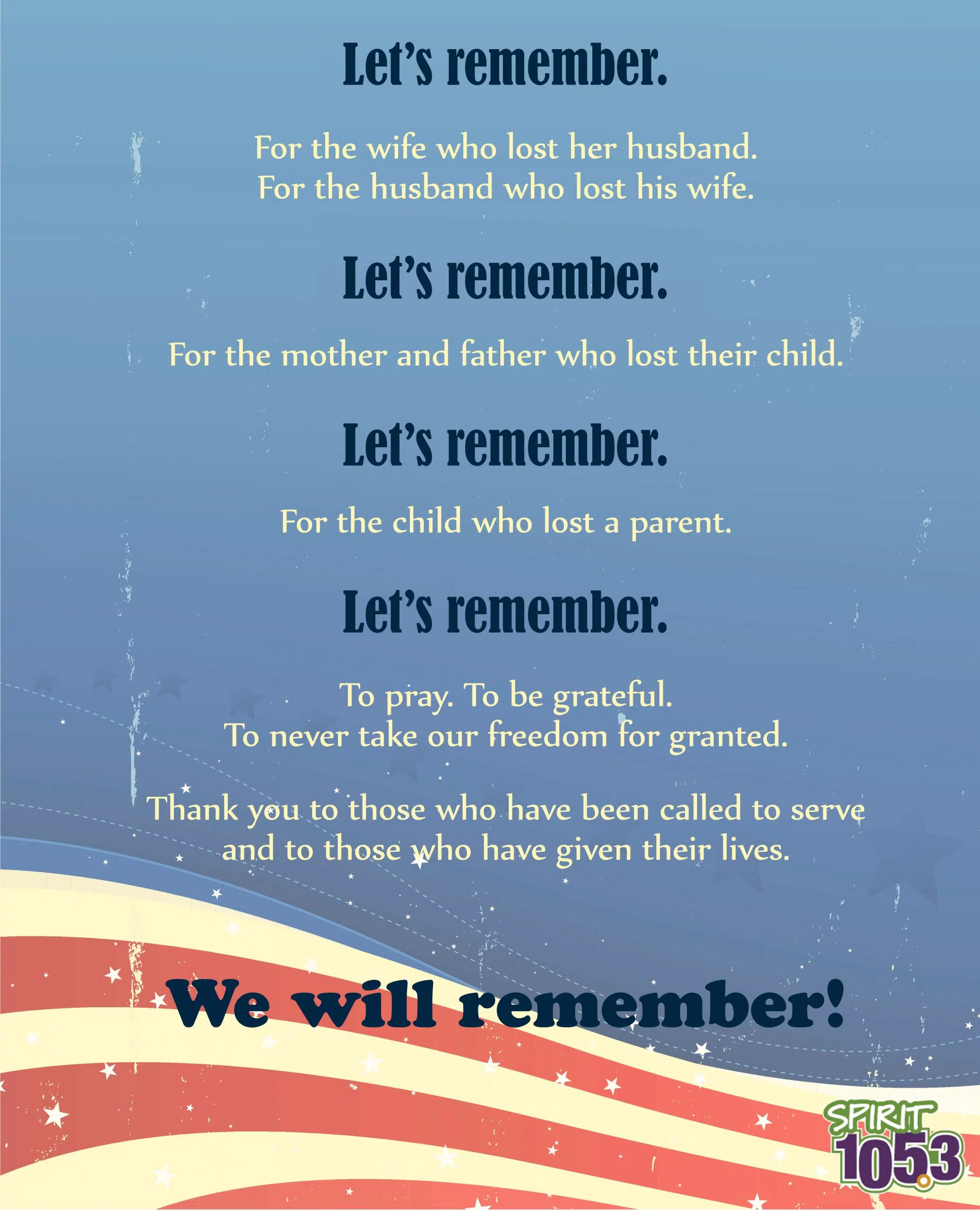 Memorial Day Spiritual Message Memorial john christian fb banner covers ...