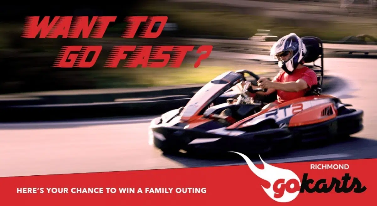 Win a Family outing to Richmond Go Karts! | 93.7 JR Country