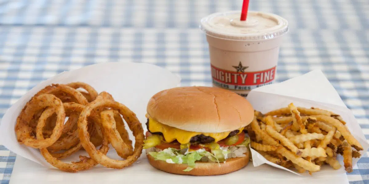 Win $25 Mighty Fine Burgers Fries & Shakes Gift Card | KOKE FM