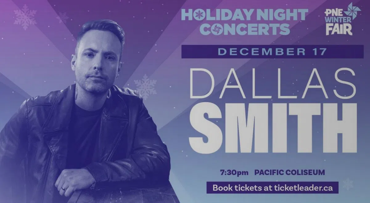 Win Tickets to Dallas Smith at Pacific Coliseum at PNE Winter Fair | 93 ...