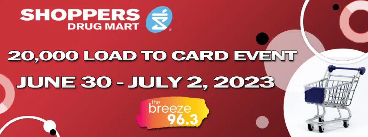 2023-07-04 Breeze Rewards: Shoppers Drug Mart 20,000 Load to Card Event ...