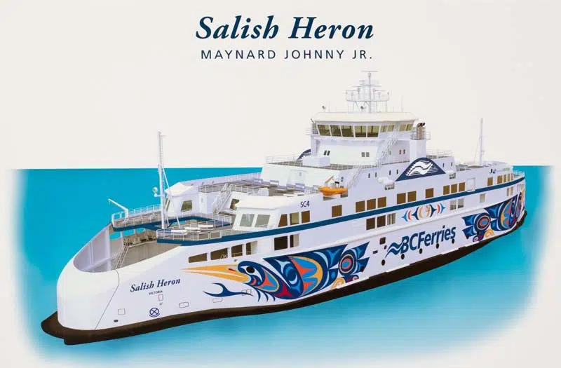BC Ferries Announces Design for New Vessel, the Salish Heron | CFNR Network