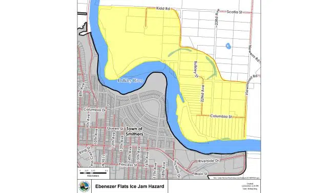 UPDATE: Evacuation Alert on Bulkley River Maintained, Updated Maps ...