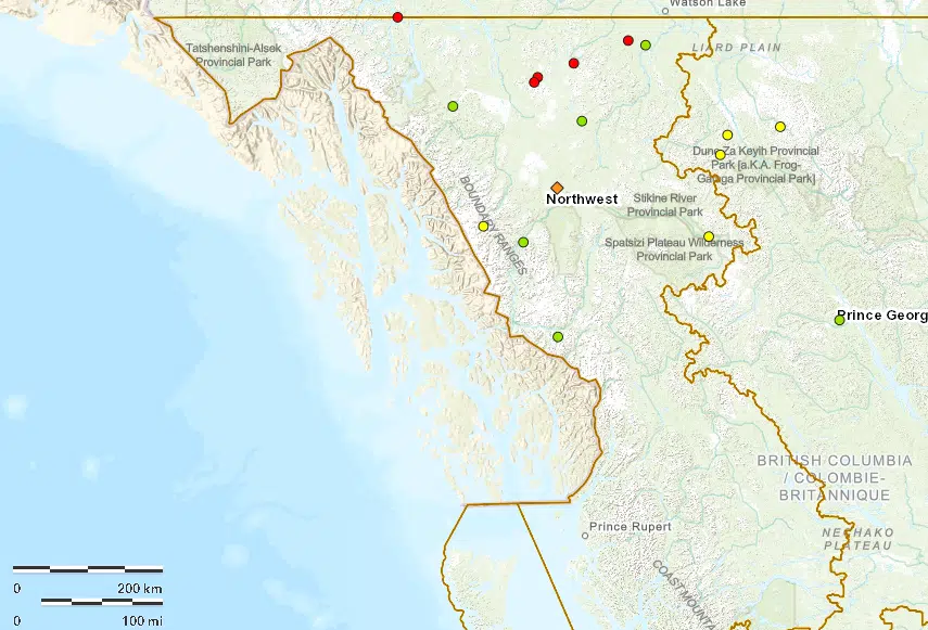 More Than Half of Active Wildfires in BC Burning in Northwest Fire ...