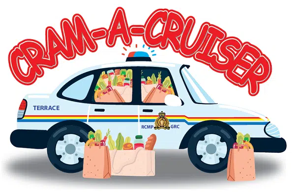 Terrace RCMP hosting Cram a Cruiser event next month | Journey 106.3 FM ...