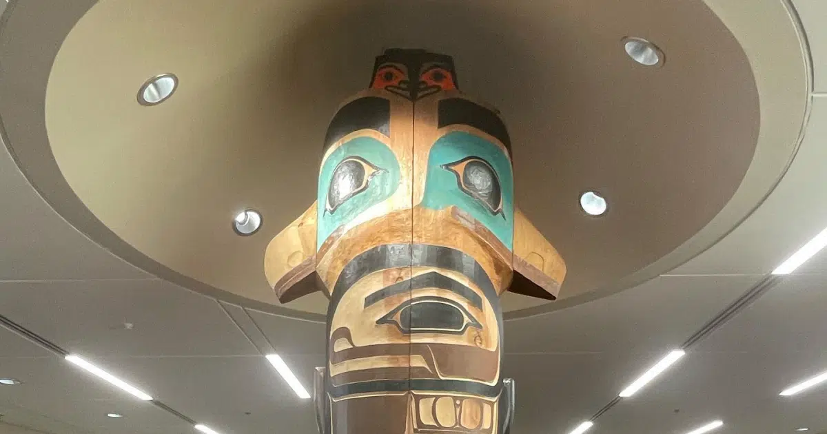New 360-degree Double-Sided Crest Pole Carved by Russel Mather Unveiled ...