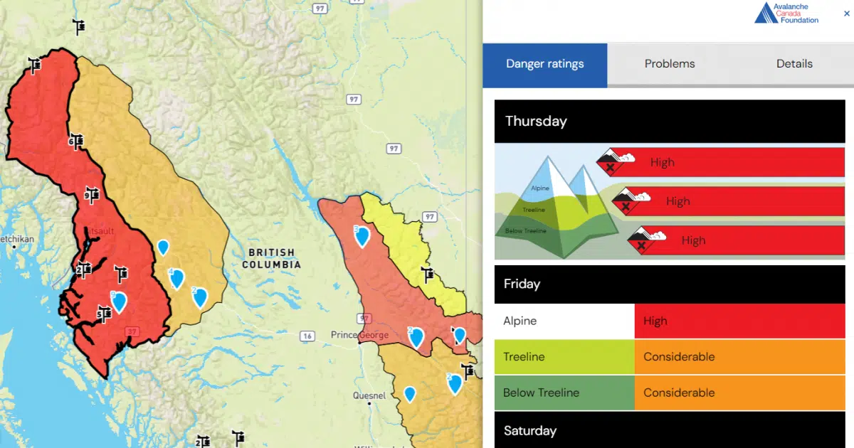 Avalanche Canada Advises Residents of the North Coast to Avoid Natural ...