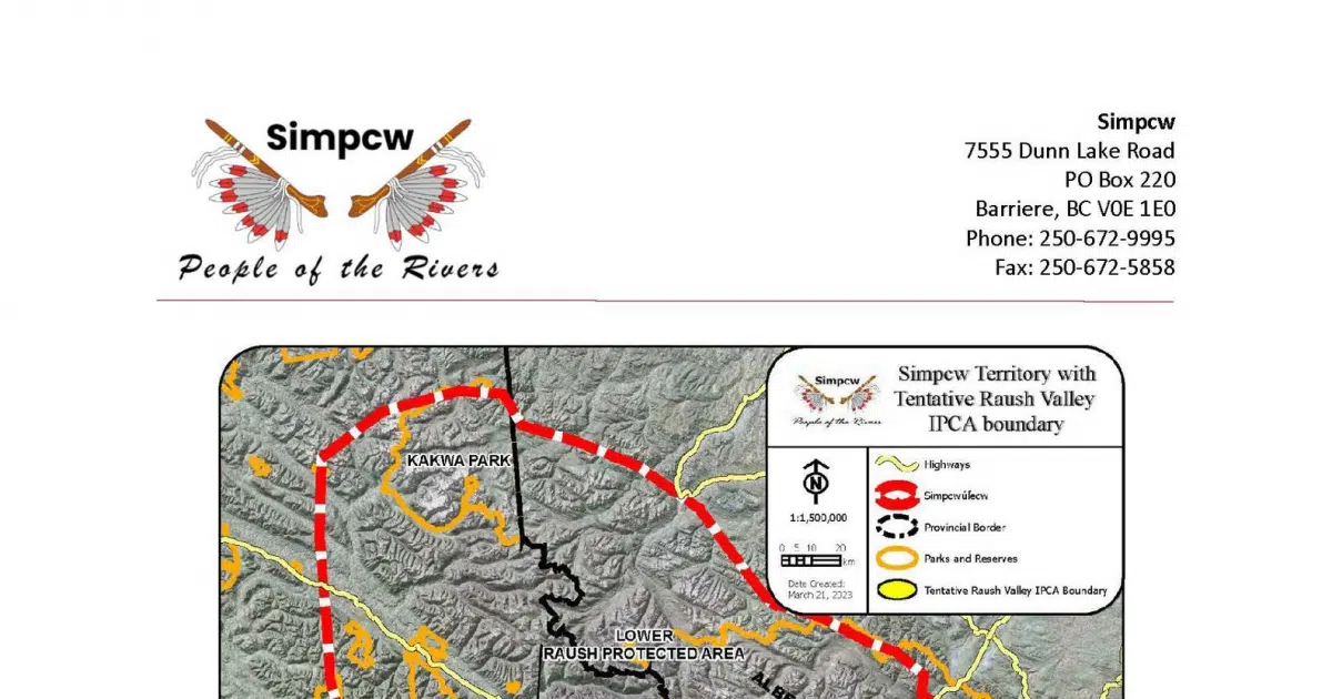 Simpcw First Nation Declares Indigenous Protected and Conserved Area ...