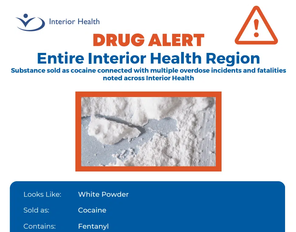 Interior Health Issues Region-Wide Toxic Drug Alert Following Multiple ...