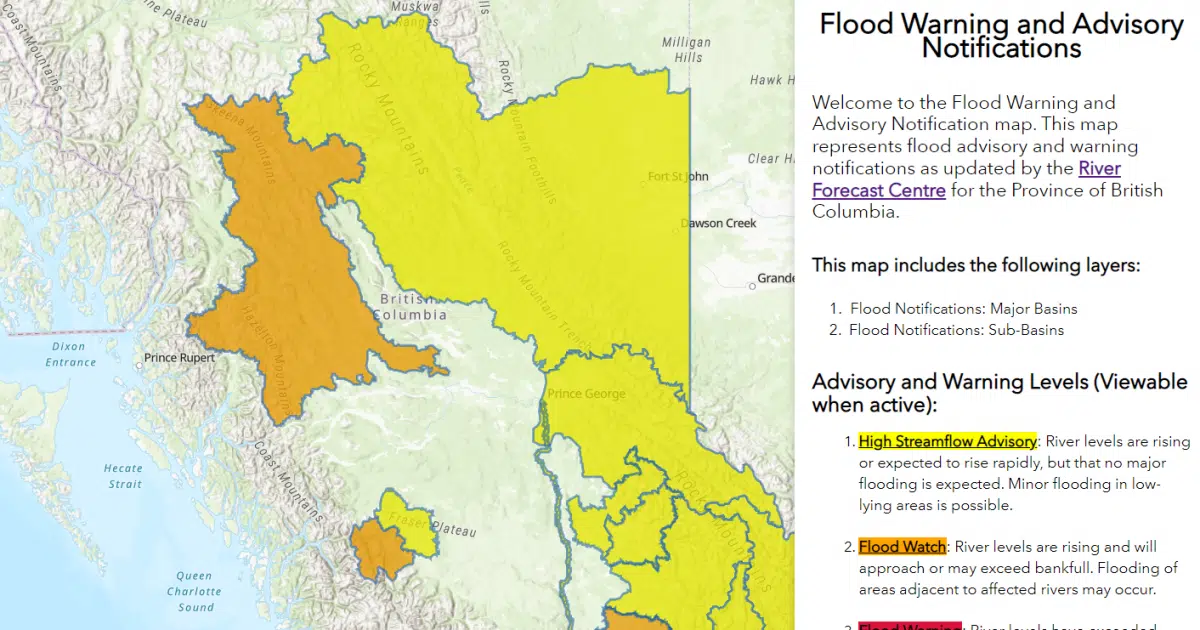 Flood Watch Issued for Skeena and Bulkley Rivers as River Flows ...