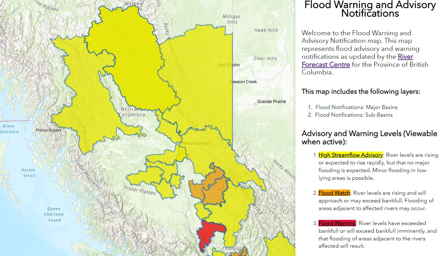 High Streamflow Advisories in Place Across Much of Northwest, Though ...