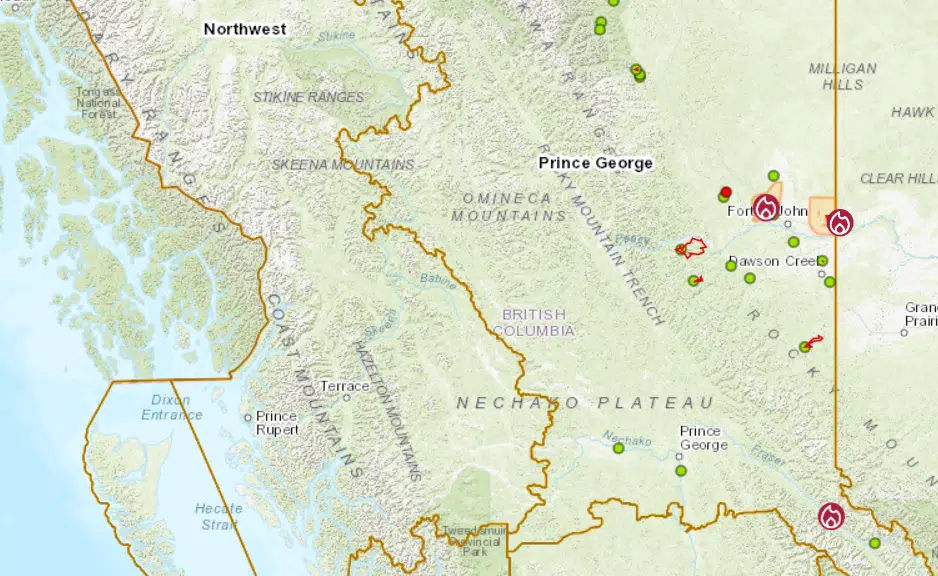 Two Wildfires of Note Still Listed as Out of Control in the Prince ...