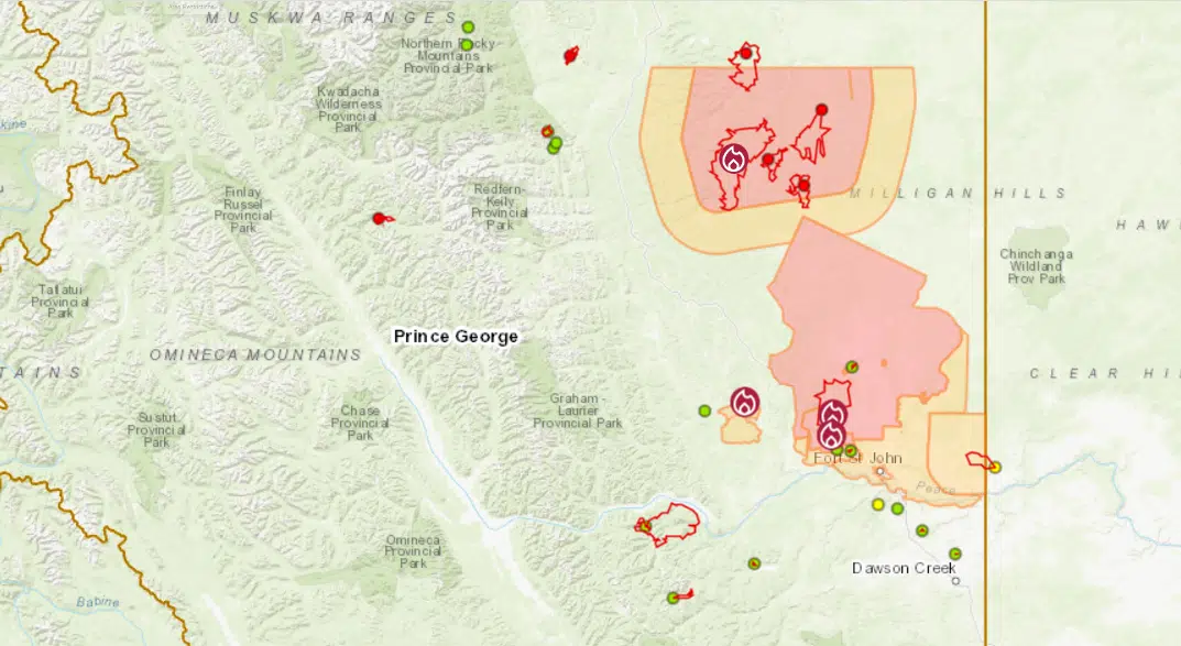 Wildfire Crews Make Progress Fighting Peace Region Fires, but Numerous ...
