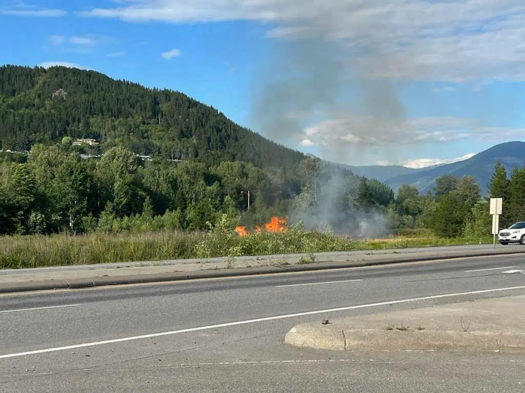 Terrace Fire Crews Respond to Small Fire in Brush Across the Highway ...