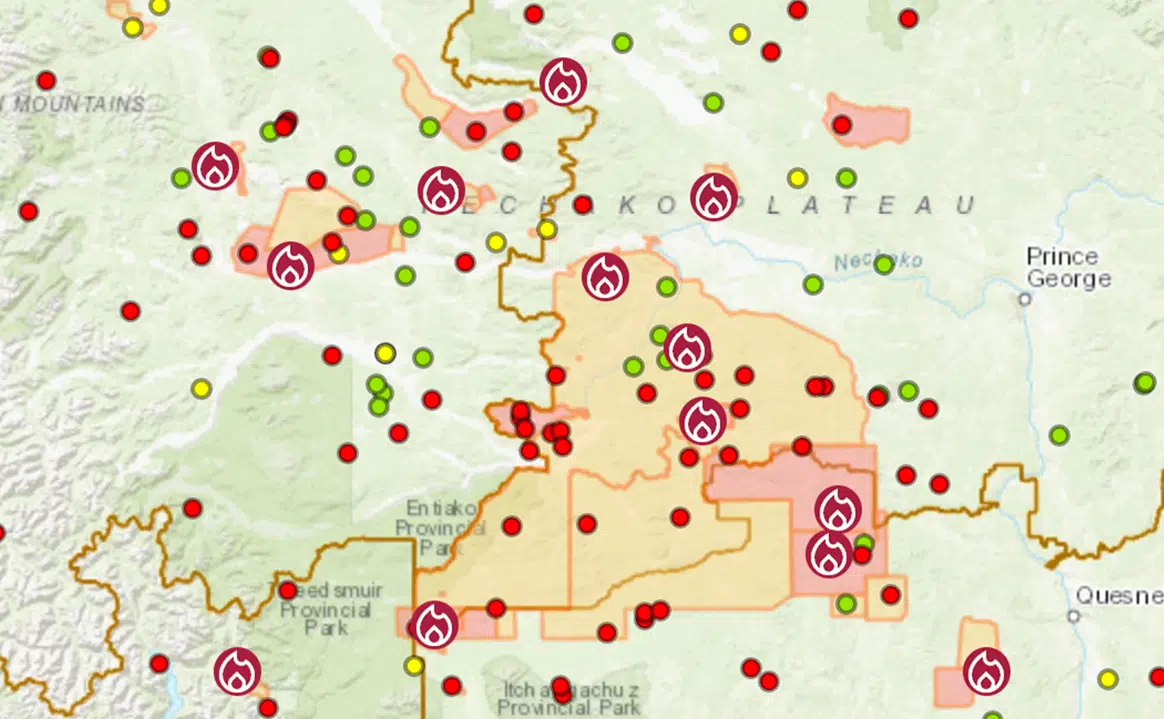 More wildfire evacuation alerts and orders expanded in the Bulkley ...