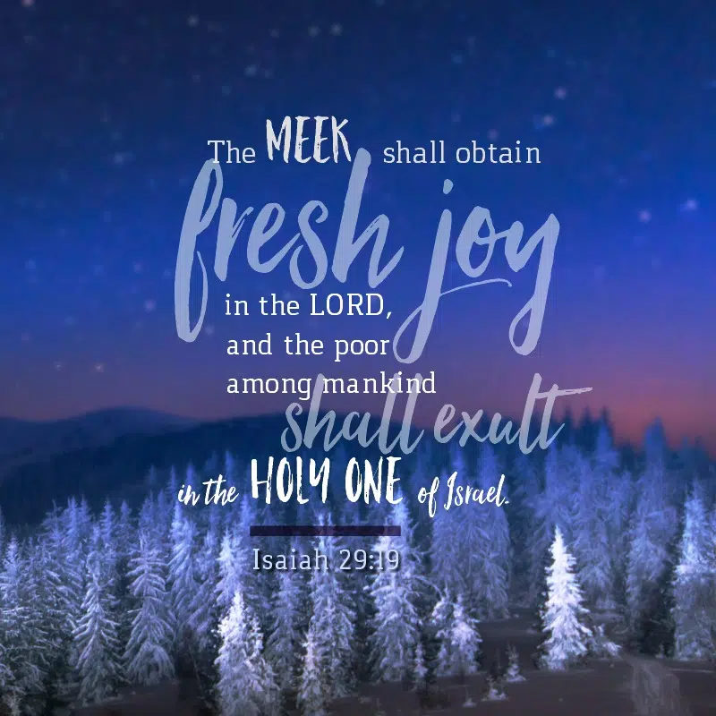 Isaiah 29:19 | KCIS 630