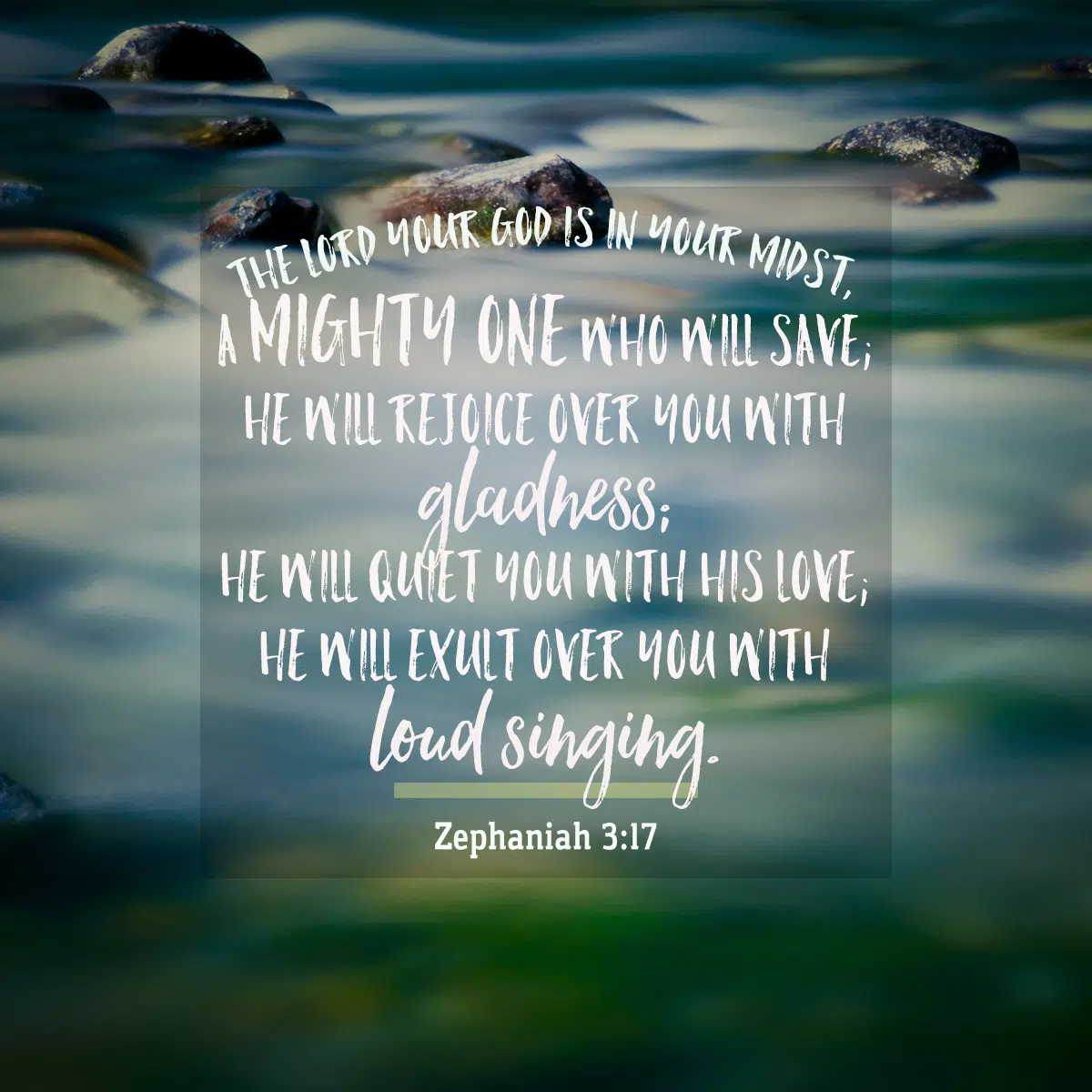 Zephaniah 3:17- | KCIS 630