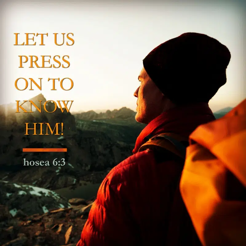Hosea 6:3- | KCIS 630