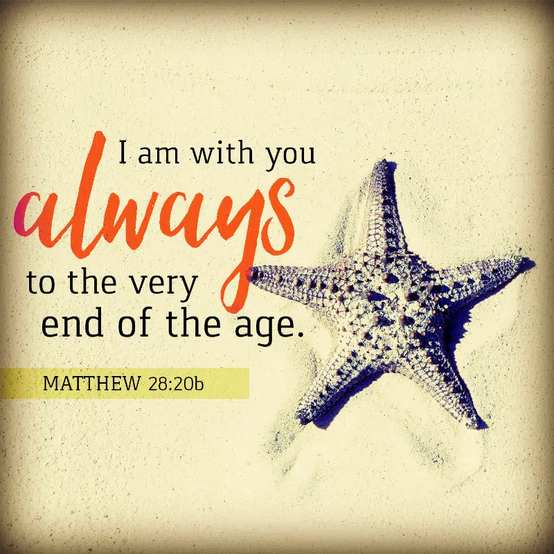 Matthew 28:20b | KCIS 630