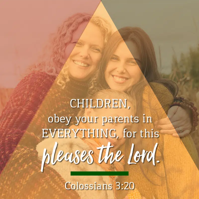 Daily Verse: Colossians 3:20 | KCIS 630