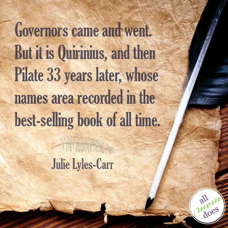 Quirinius (Governor of Syria) | AllMomDoes