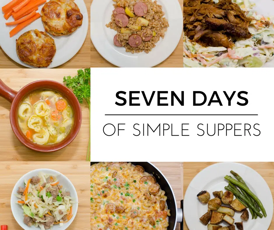Seven Days of Simple Suppers | AllMomDoes