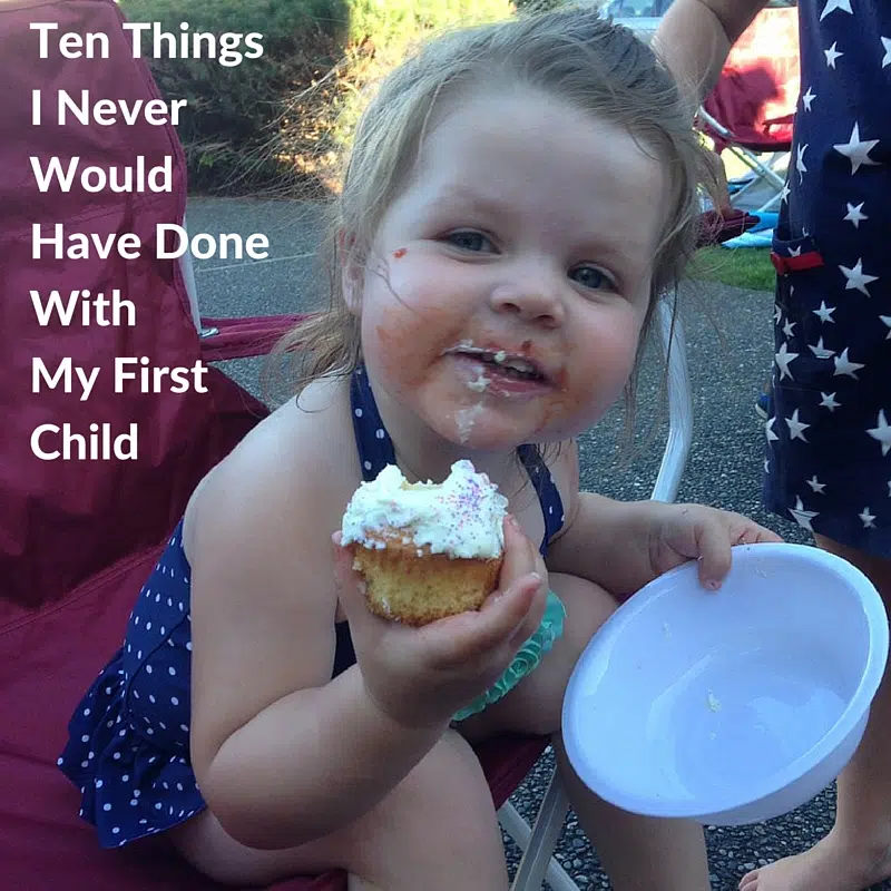 Ten Things I Never Would Have Done With My First Child | AllMomDoes
