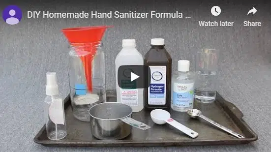 DIY Homemade Hand Sanitizer – Formula From World Health Organization ...