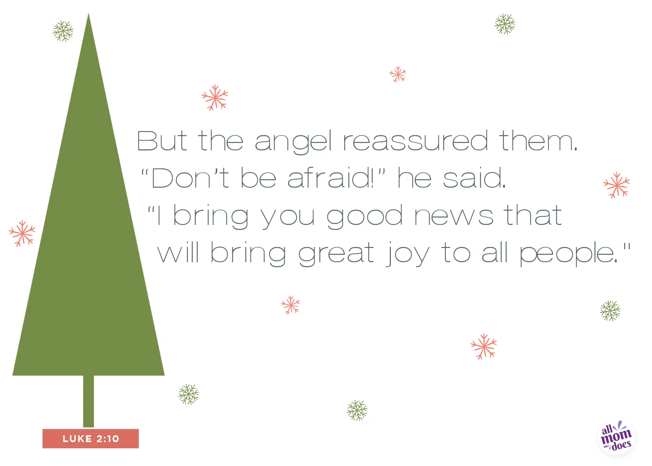 Bible Memory Verse + Coloring Page: Luke 2:10 | AllMomDoes