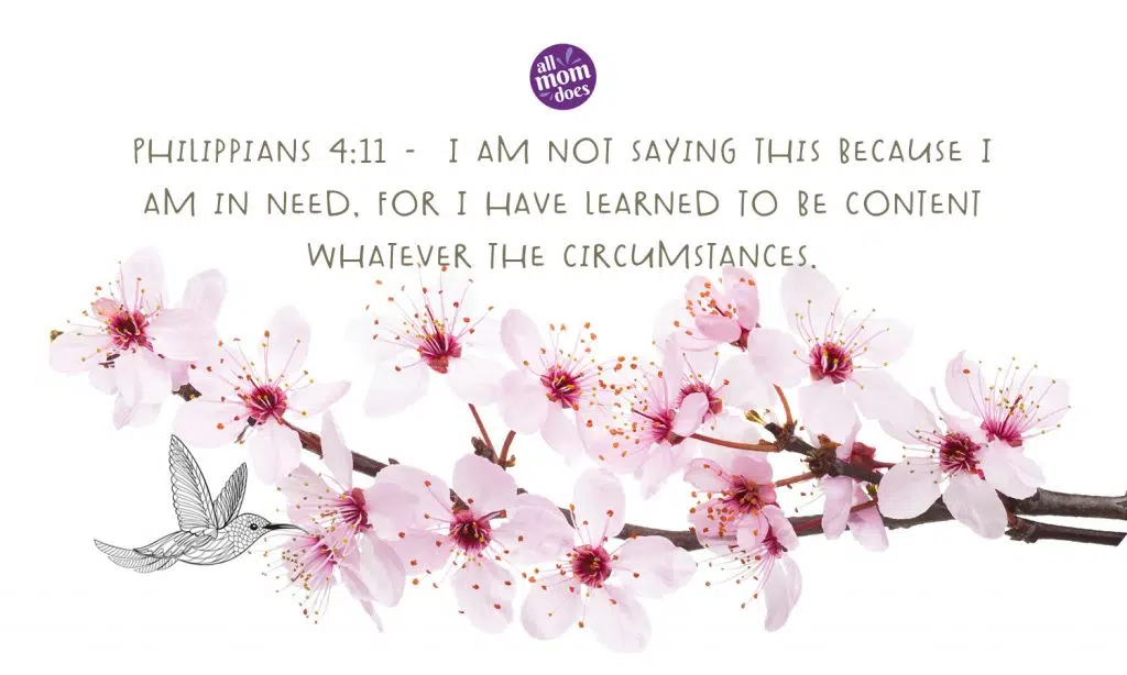 Bible Memory Verse + Coloring Page: Philippians 4:11 | AllMomDoes