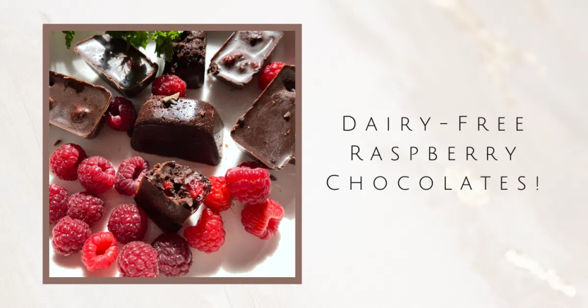 Dairy-Free Raspberry Chocolates | AllMomDoes