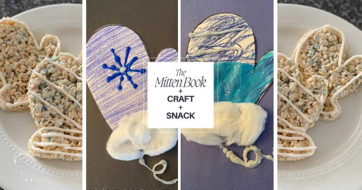 The Mitten Book + Craft + Snack | AllMomDoes