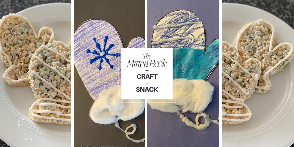 The Mitten Book + Craft + Snack | AllMomDoes