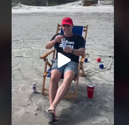 Eric Raines Is Enjoying His Vacation With Family & Some Michelob Ultra ...