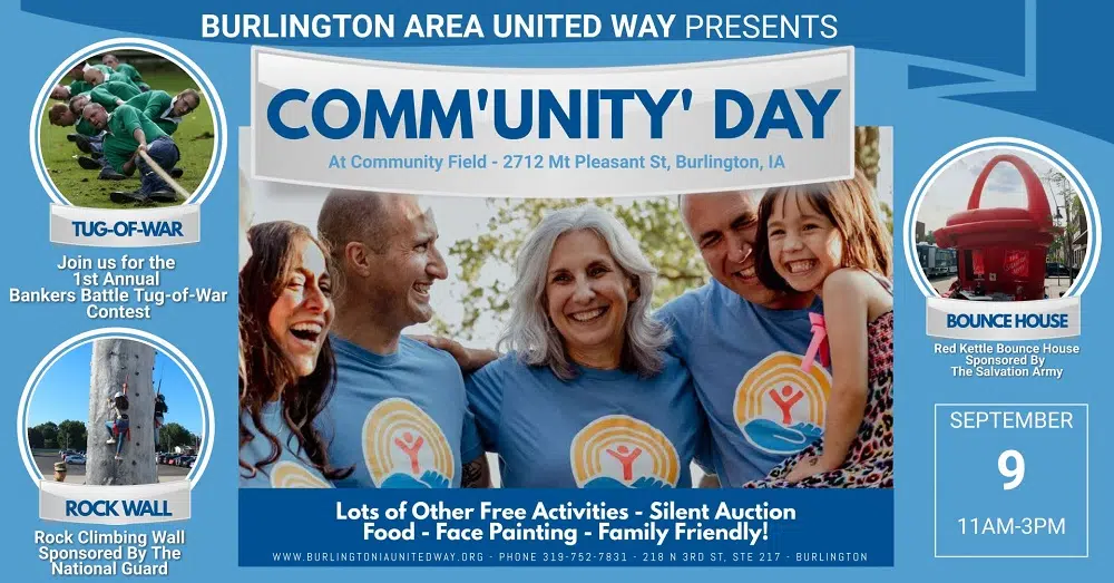 Burlington United Way CommUNITY Day | The New Mix 107.3 KGRS