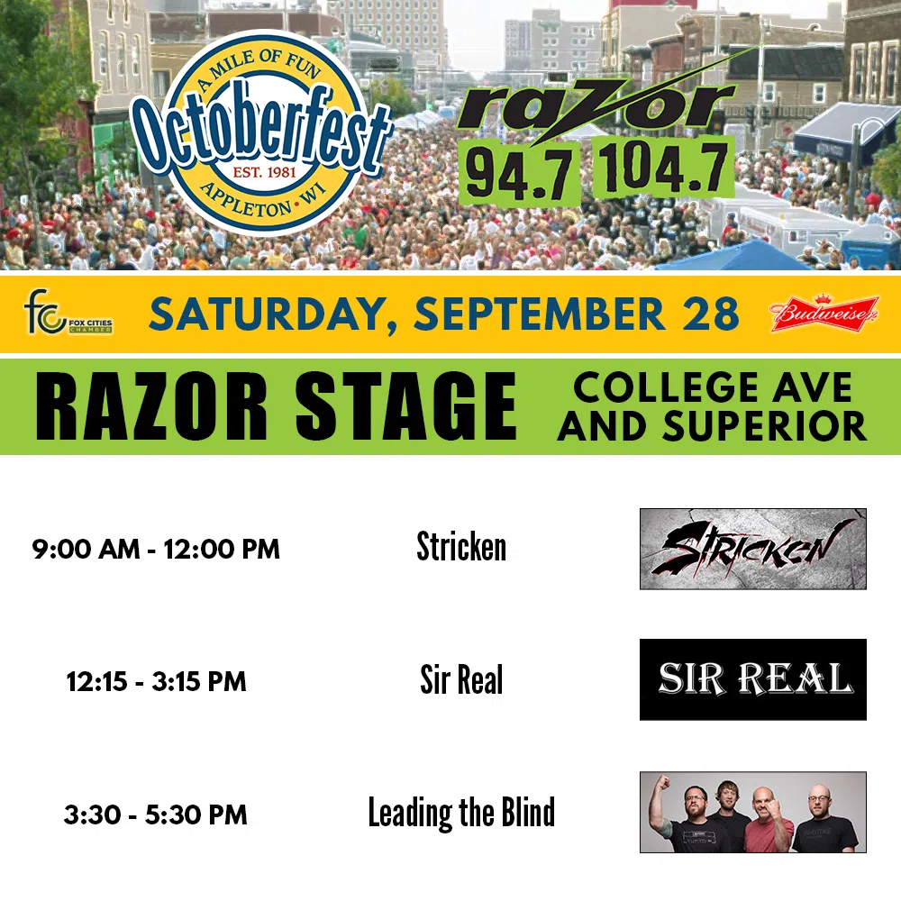 Octoberfest 2019 | Razor Stage | Razor 94.7 104.7 - The Cutting Edge of ...