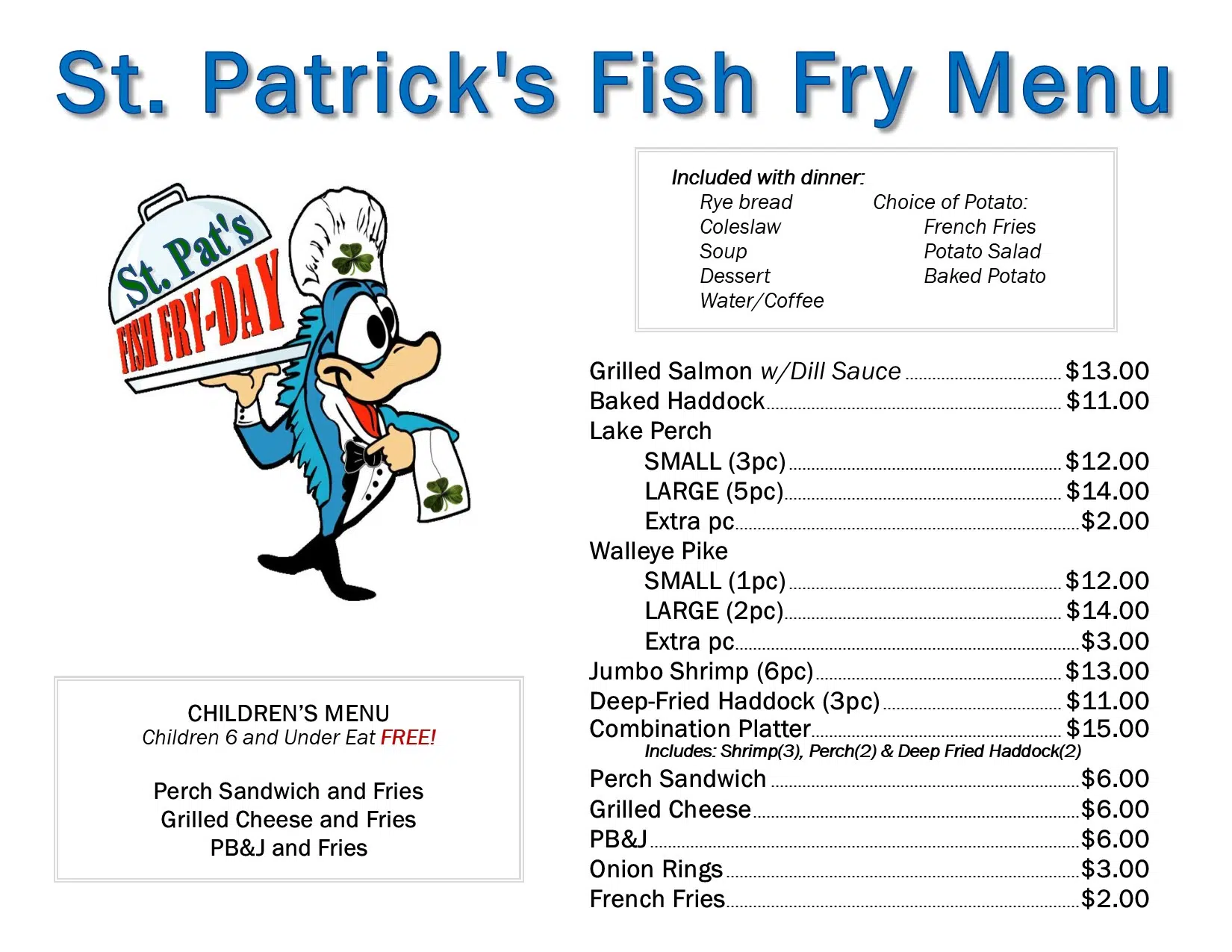 St. Patrick Parish Fish Fry | WHBY