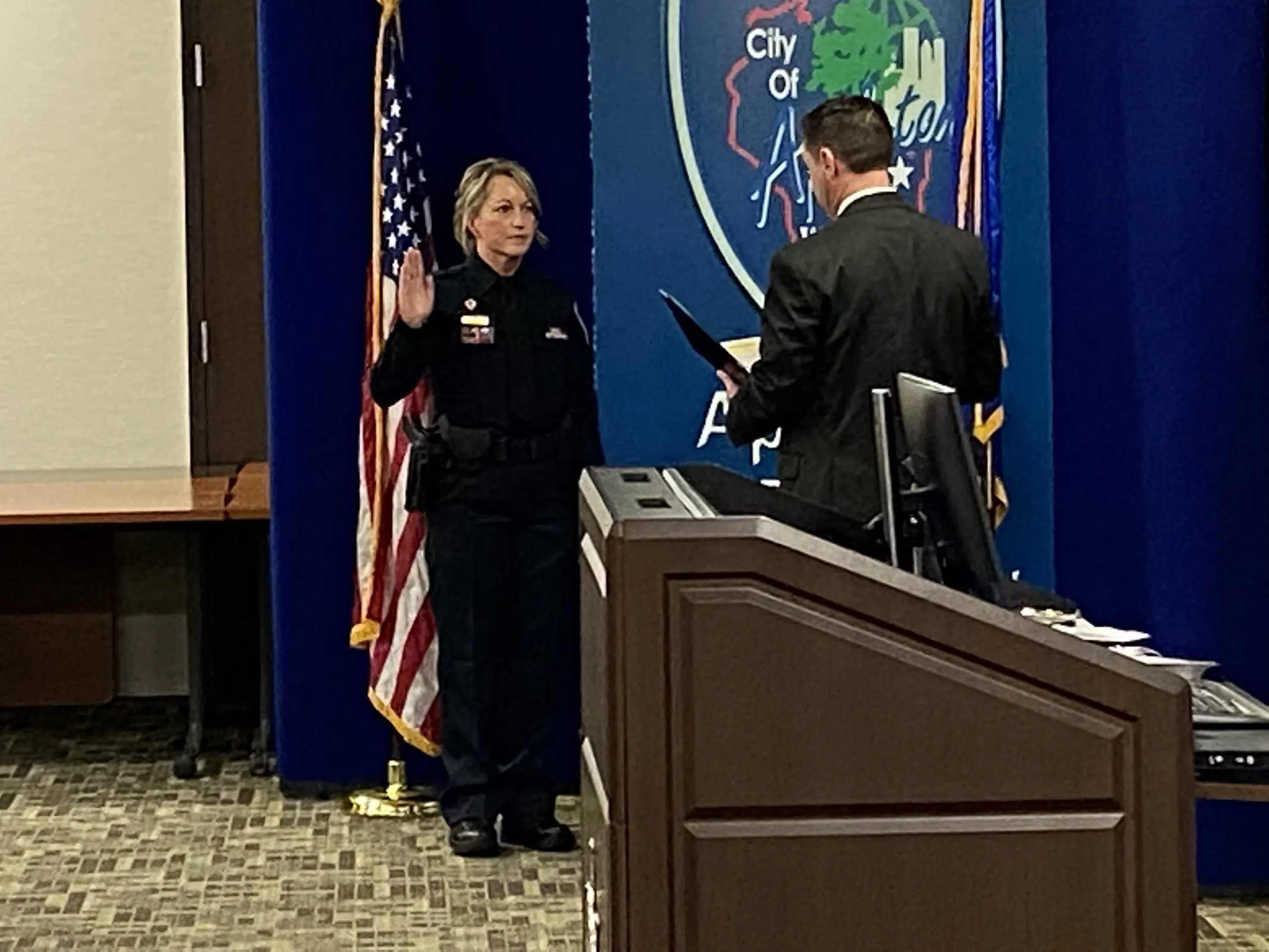 Olson sworn in as next Appleton police chief | 105.7 WAPL | The Rockin ...