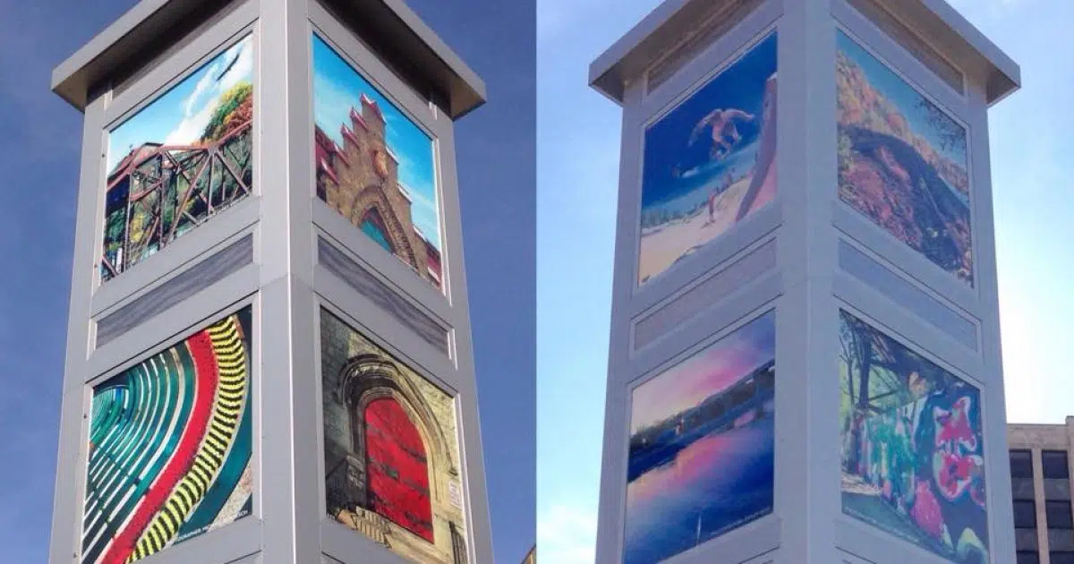 New photos going into welcome tower at Houdini Plaza | 105.7 WAPL | The ...