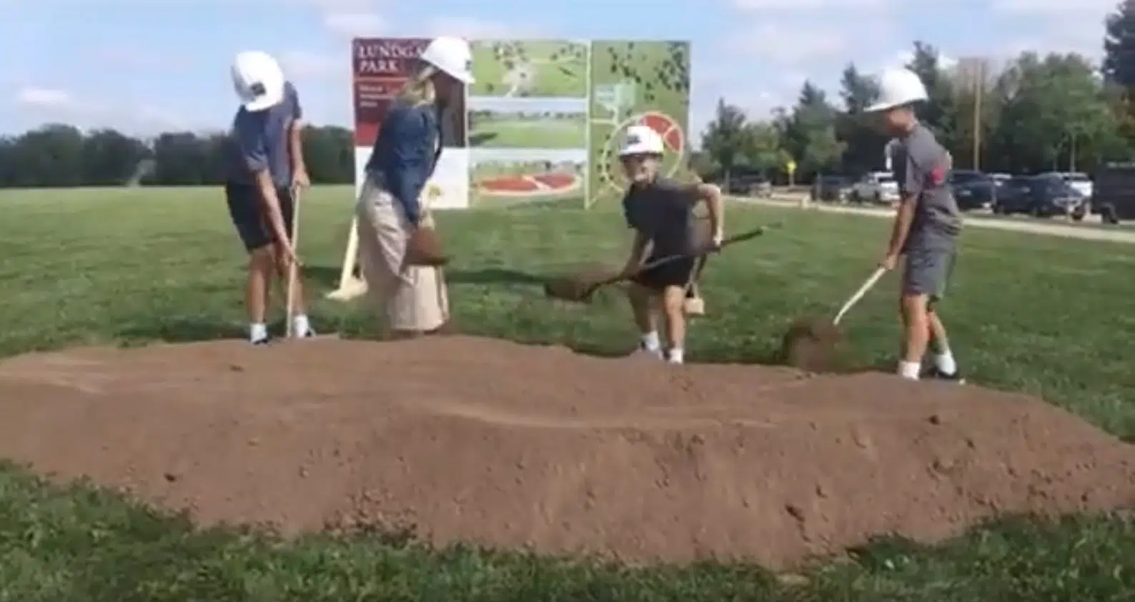 Ground broken for park honor Lt. Mitchell Lundgaard | 105.7 WAPL | The ...