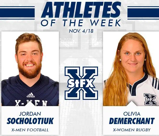 StFX name Athletes of the Week | 101.5 The Hawk