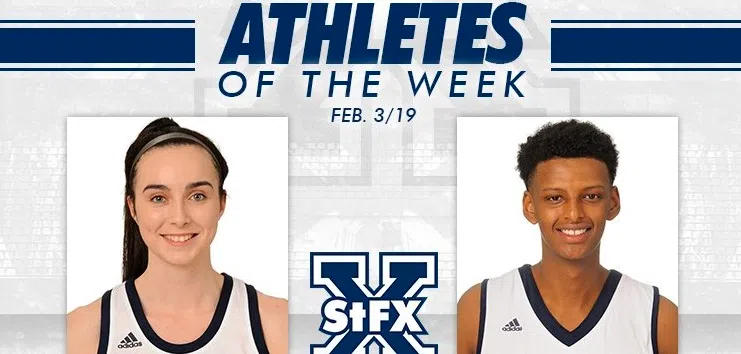 A pair of basketball players earn StFX athlete of the week | 101.5 The Hawk