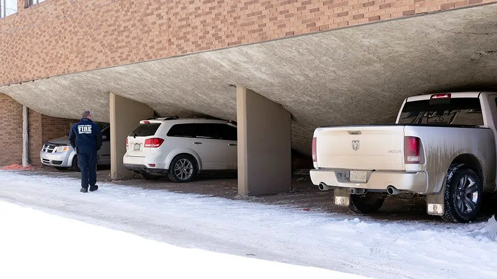 Parking garage ceiling collapses in downtown Prince Albert | paNOW