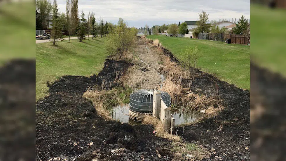 P.A. drainage channel part of controlled burn | paNOW