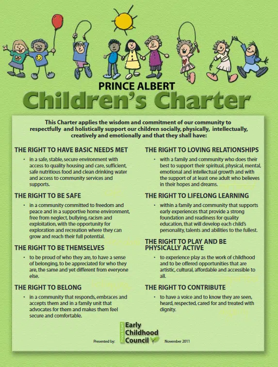 Prince Albert Children’s Charter | paNOW