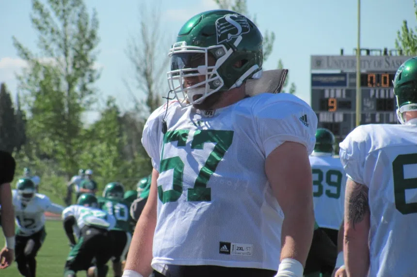 Brendon LaBatte returns to practice with the Riders | paNOW