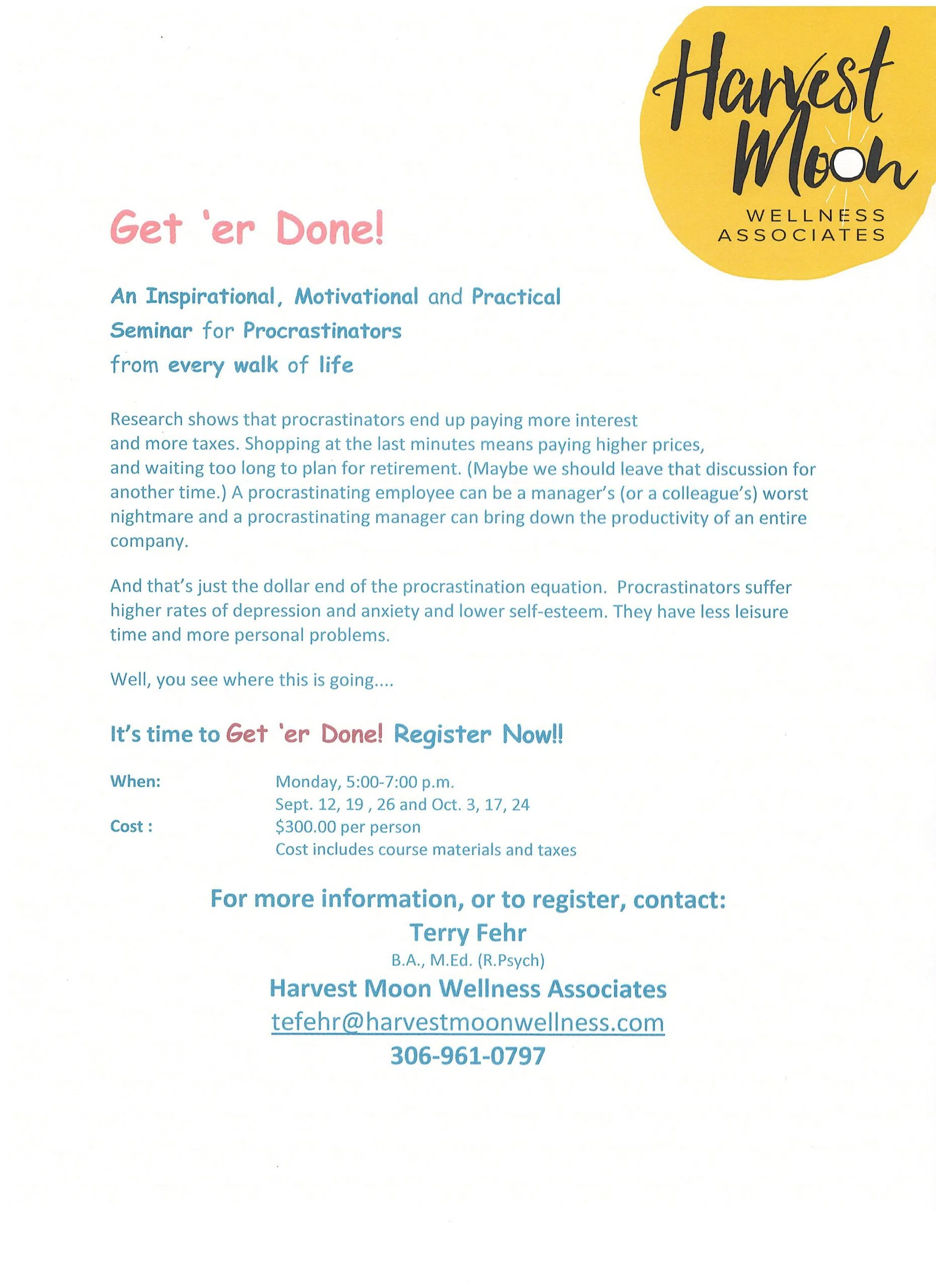 Get Er Done! | paNOW