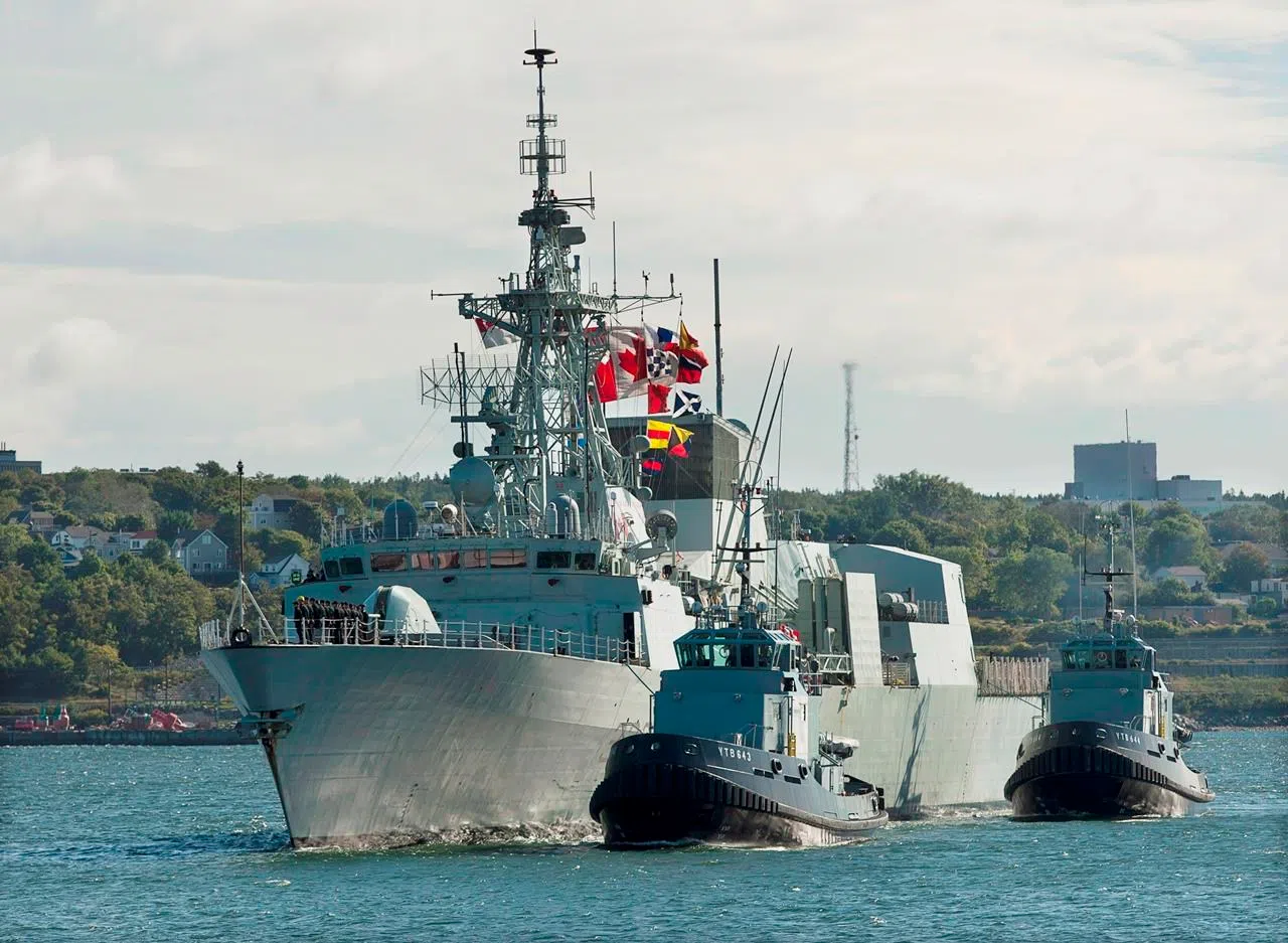 HMCS Charlottetown pulls into port after six-month overseas deployment ...