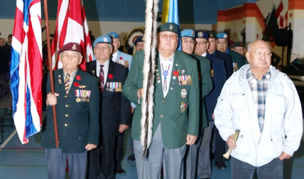 Ceremony recognizes First Nations soldiers | paNOW