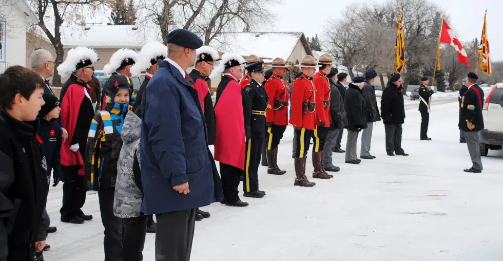 Shellbrook community marches in honour of soldiers | paNOW